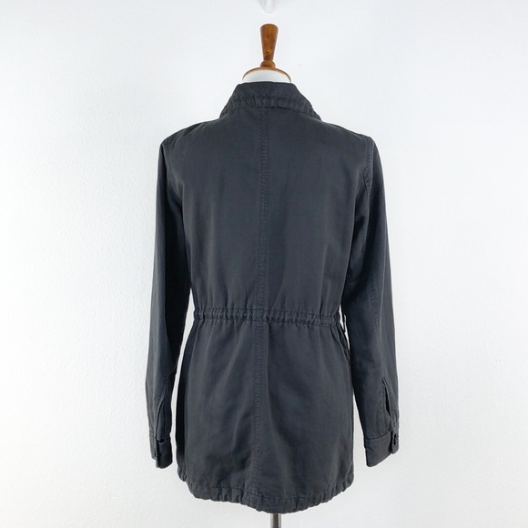 LOFT | Jackets & Coats | Loft Grey Canvas Field Jacket Coat | Poshmark